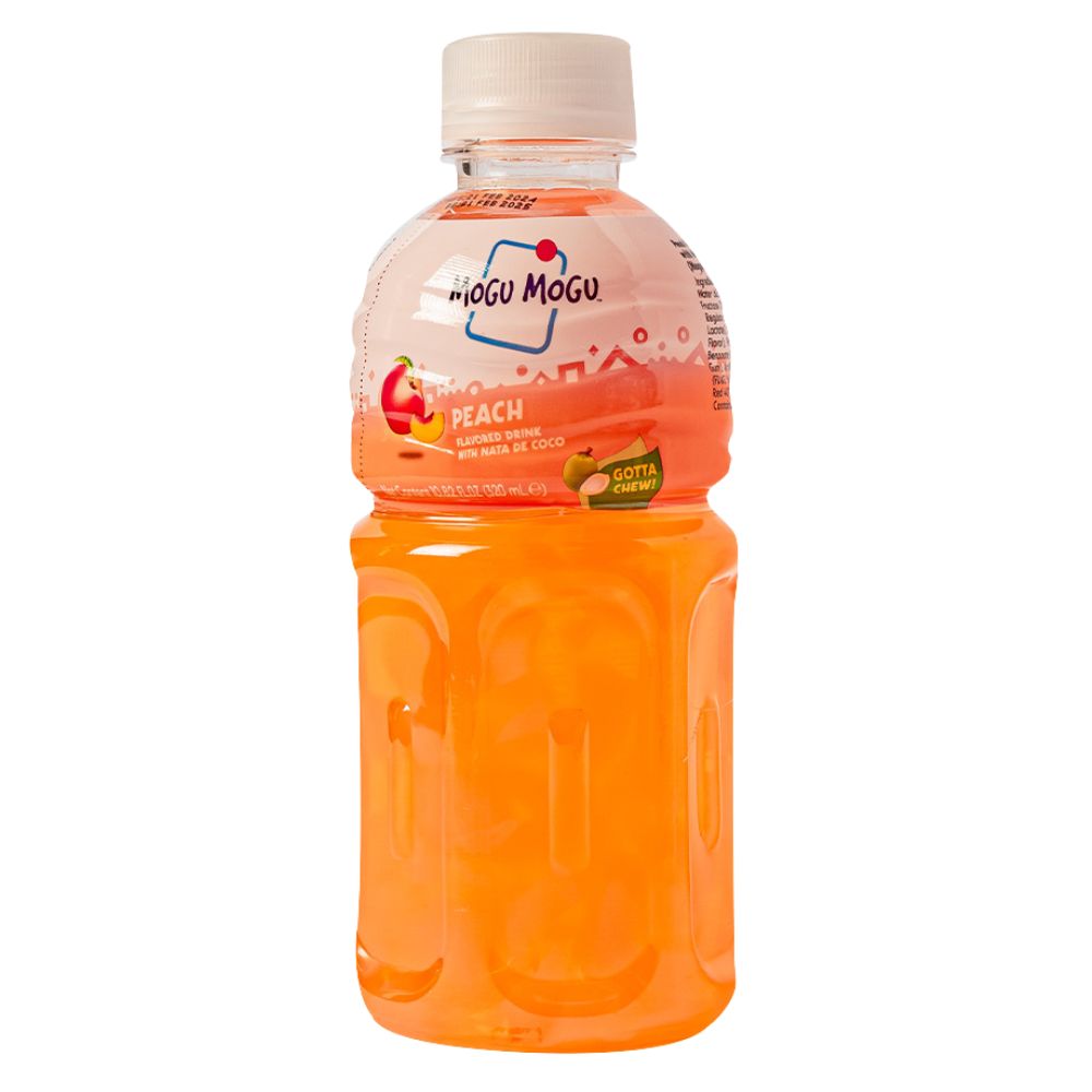 Mogu Mogu Peach Flavored Drink - boisson au jus de pêche avec nata de coco de 320ml – American Uncle
