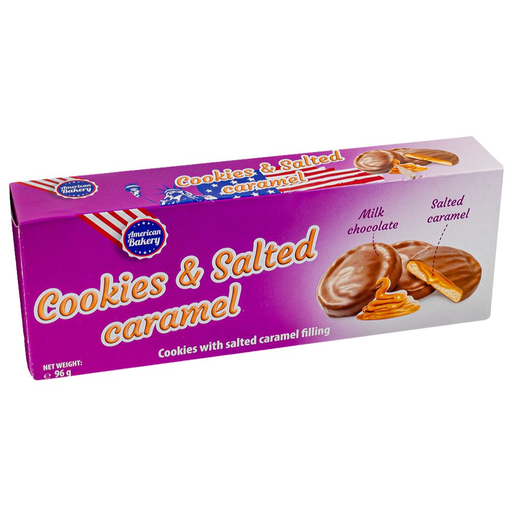 American Bakery Cookies and Salted Caramel - biscuits au chocolat au ...