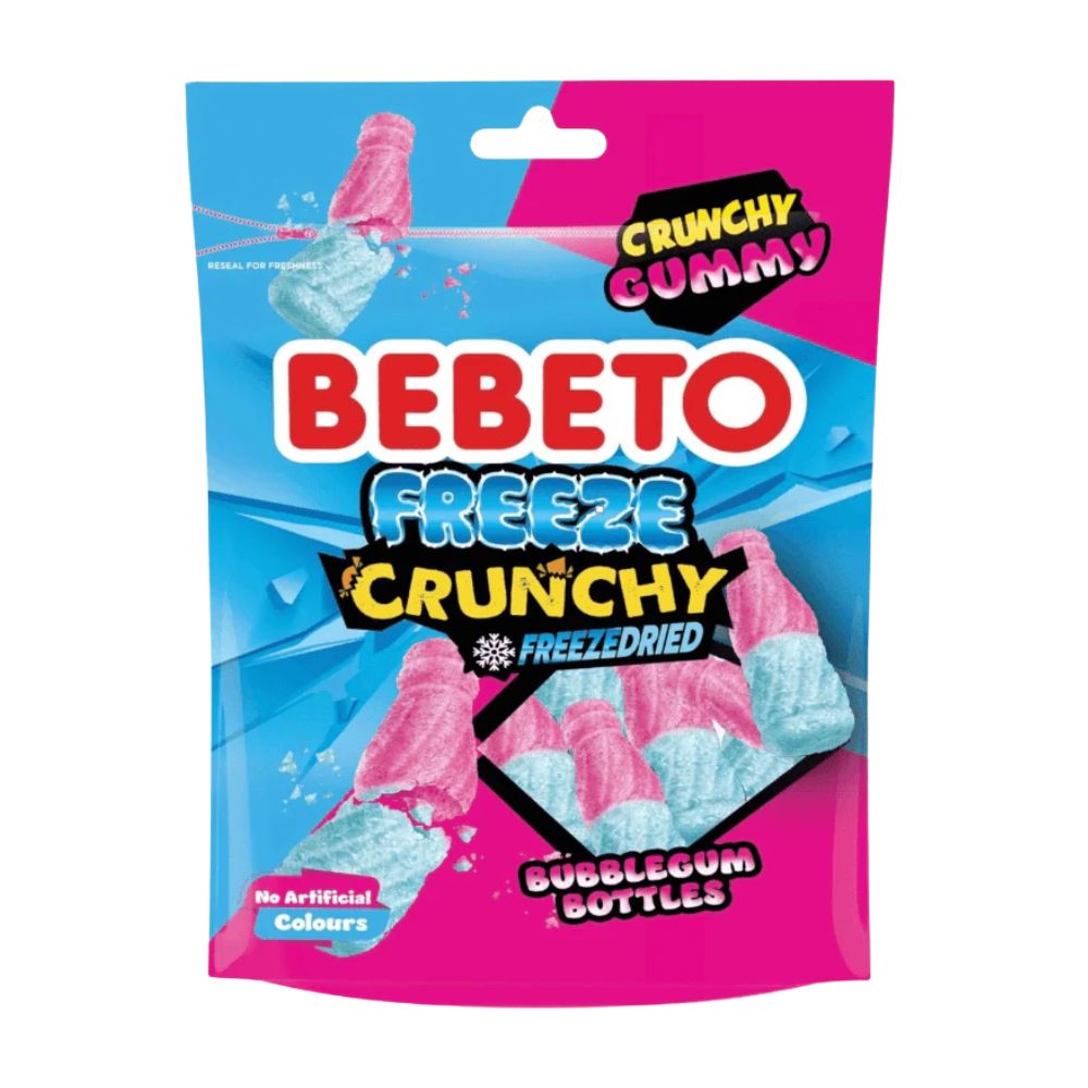Bebeto Bubblegum Bottles Freeze Crunchy Gummy Freezedried - bonbons ...