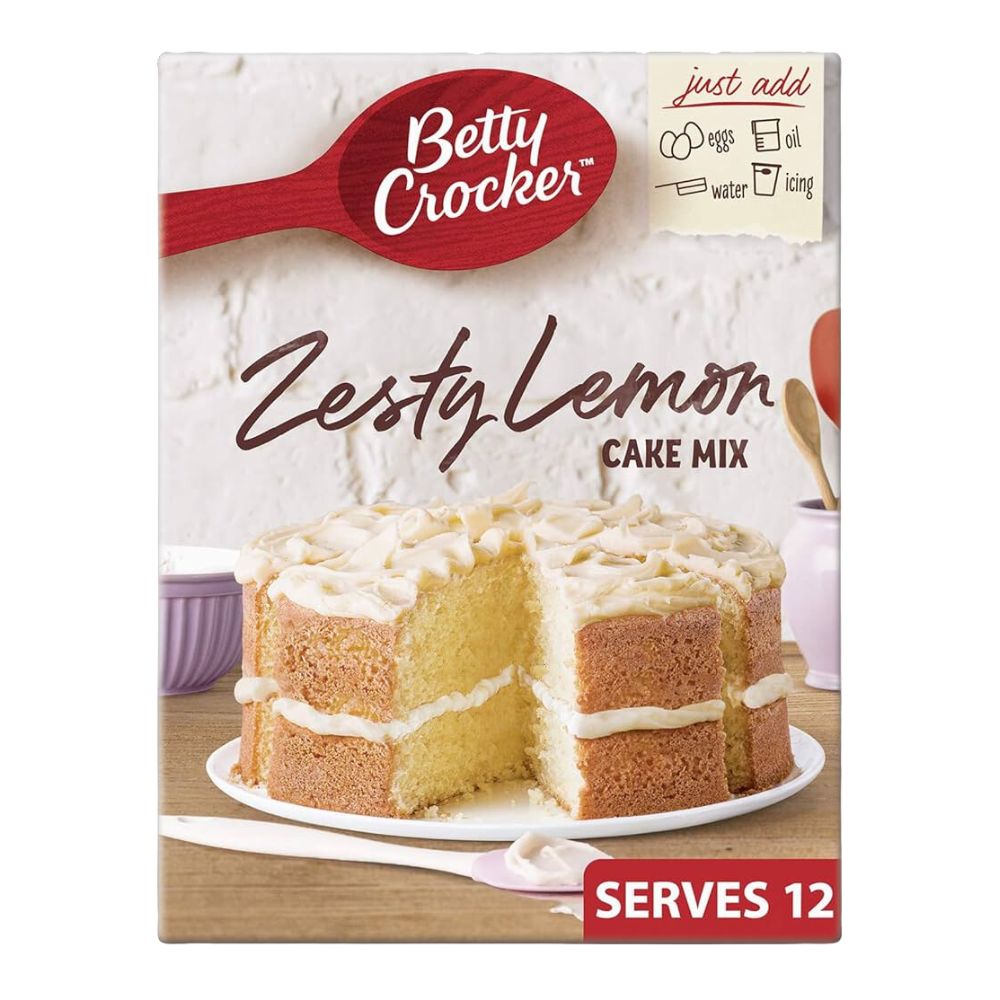 Betty Crocker Zesty Lemon Cake Mix - préparation pour gâteau au citron ...