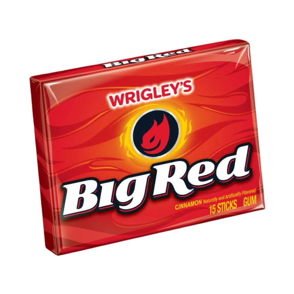 Wrigley's Big red - chewing-gums épicés à la cannelle de 37,5g ...