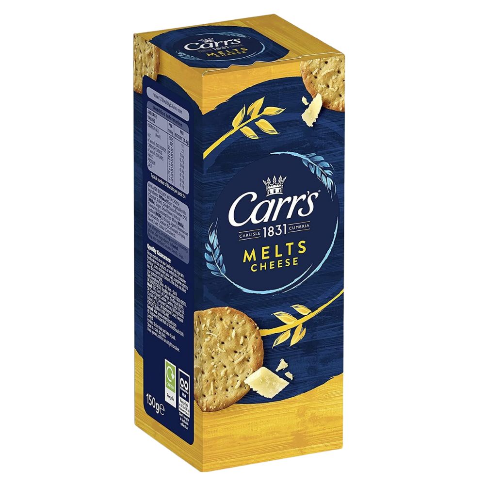 Carr's Melts Cheese Crackers - biscuits au fromage de 150g – American Uncle