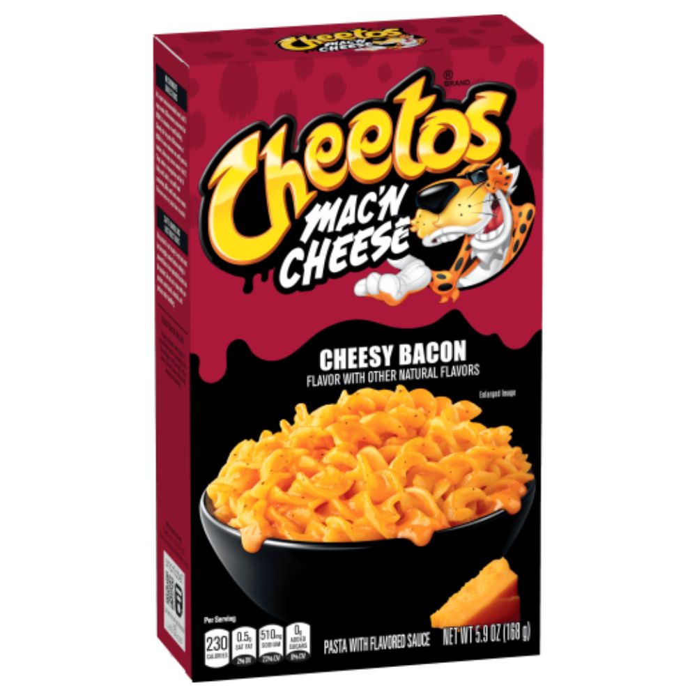 Cheetos Mac'n Cheese Cheesy Bacon - pâtes au goût de fromage et bacon ...