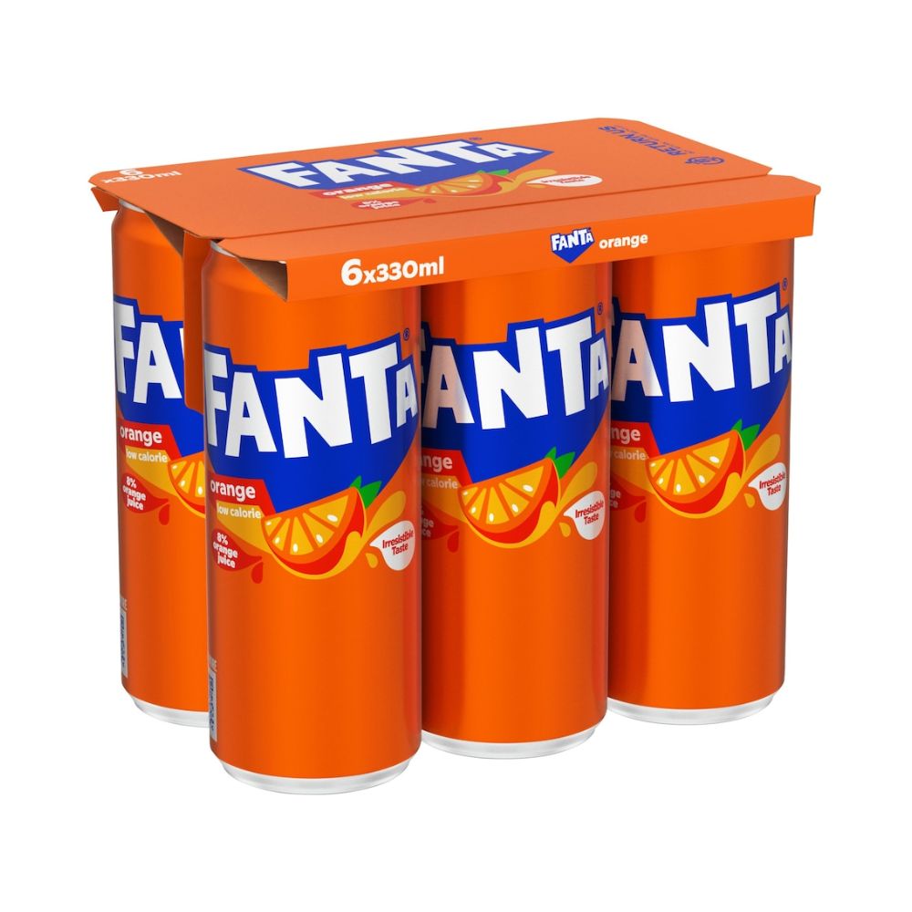 Fanta Orange - 6 fanta au goût d'orange de 330ml – American Uncle