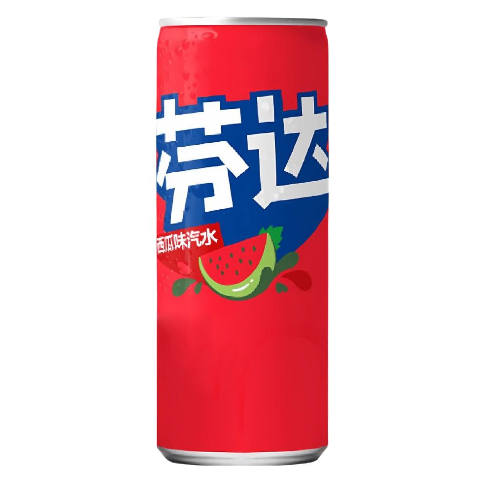 Fanta Watermelon - boisson gazeuse au goût de pastèque de 330ml ...