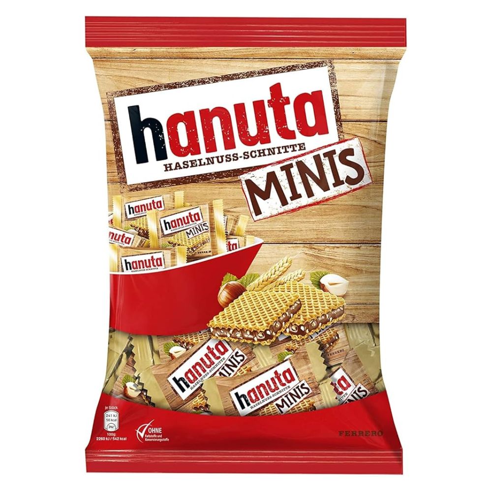 Hanuta Minis - gaufrettes fourrées à la crème de noisette de 200g ...