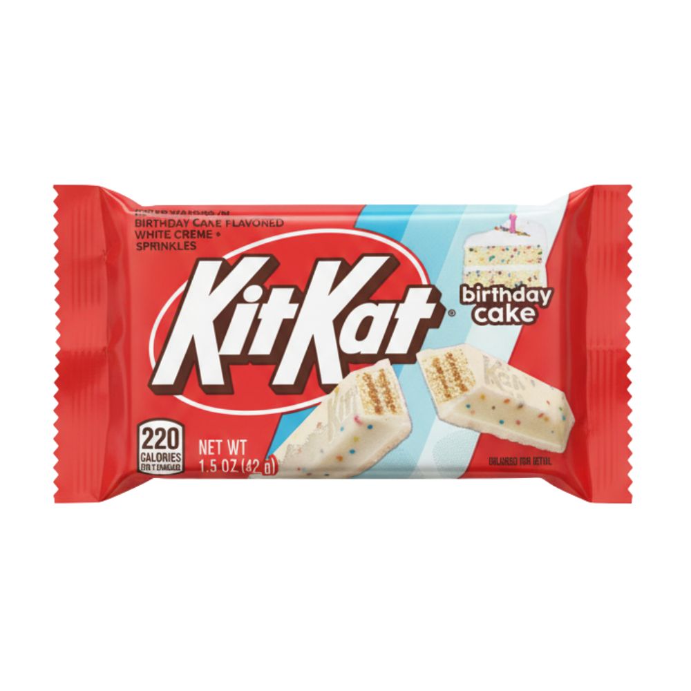 Kit Kat Birthday Cake Limited Edition - gaufrette enrobée de chocolat ...