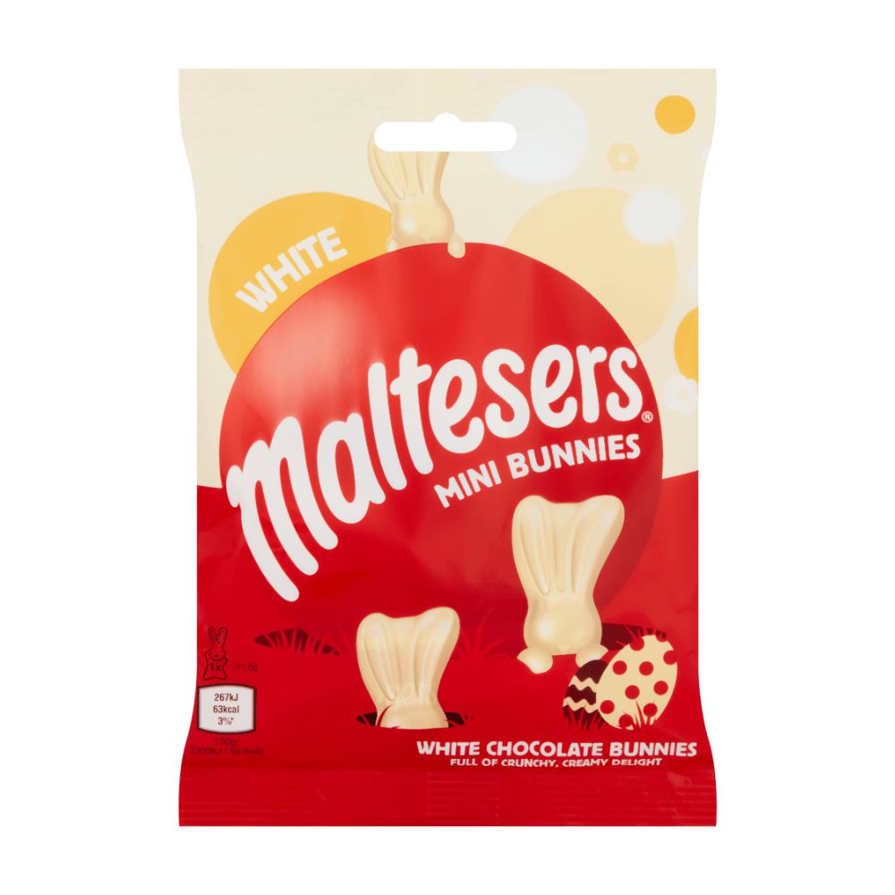 Maltesers White Mini Bunnies - chocolat blanc avec garniture à l'orge ...