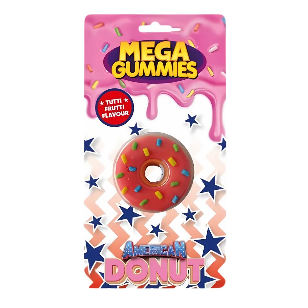 Mega Gummies American Donut - bonbon gommeux en forme de beignet au ...