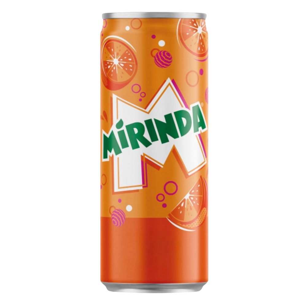 Mirinda Orange Sleek Can - boisson non alcoolisée au goût d'orange de ...