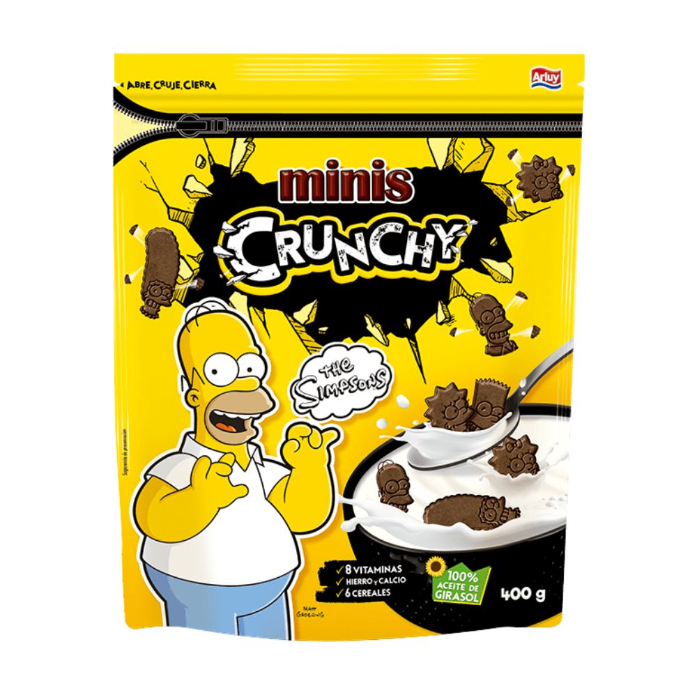 Simpsons Minis Crunchy Choco - biscuits croquants au goût de chocolat ...