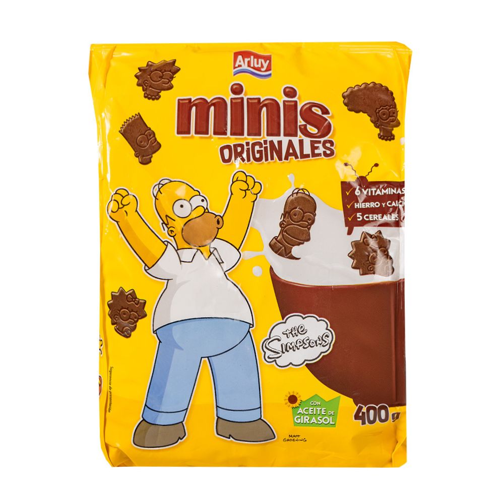 Simpsons Minis Originales Chocolat - biscuits au goût de chocolat de ...