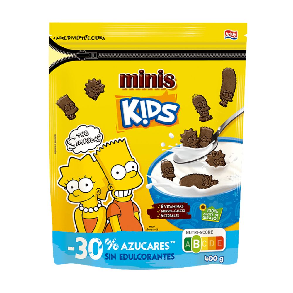 Simpsons Minis Kids Choco - biscuits au goût de chocolat de 400g ...