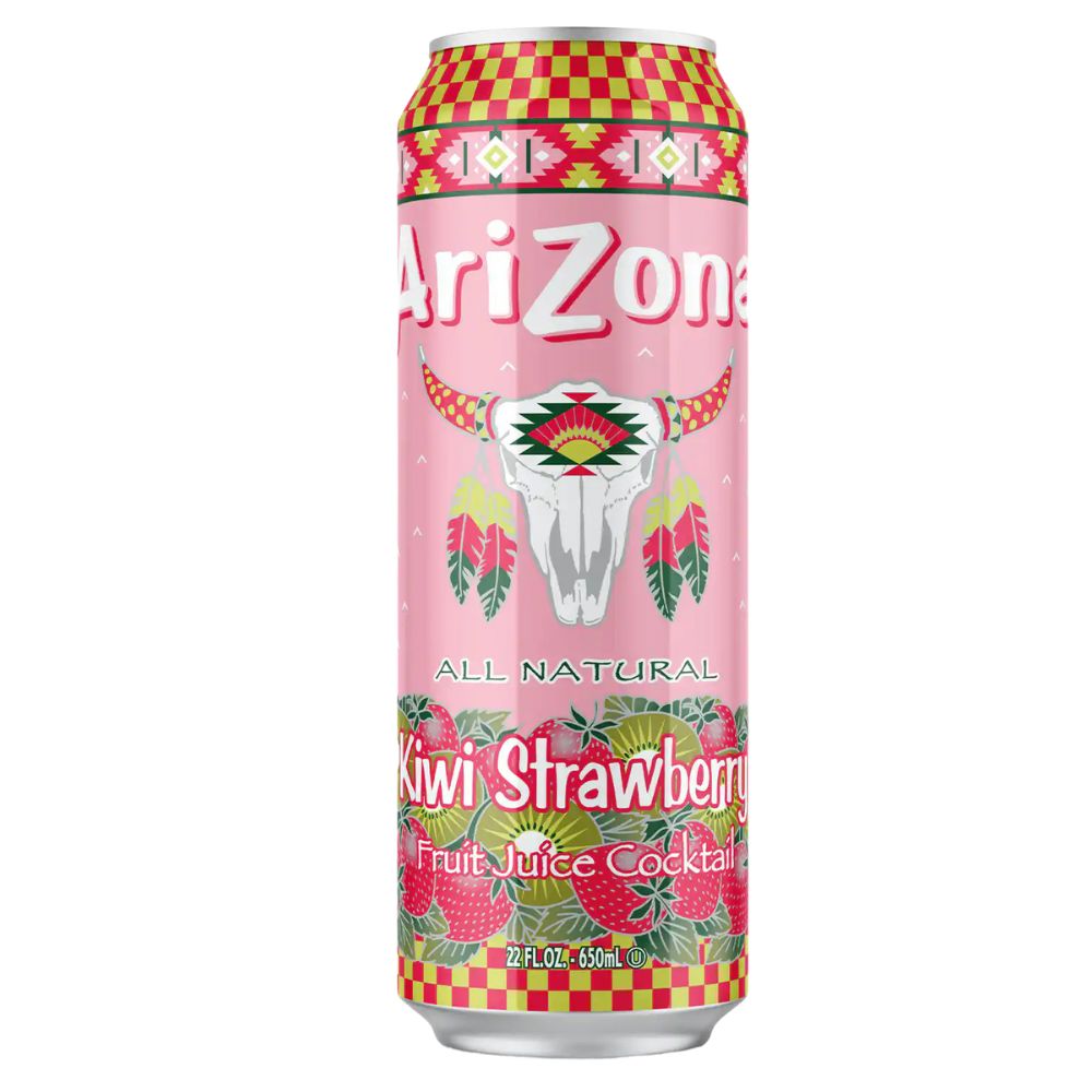 Arizona Kiwi Strawberry - boisson au kiwi et à la fraise de 680 ml ...