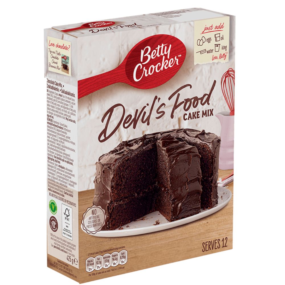 Betty Crocker Devil's Food Cake Mix - préparation pour gâteaux au ...