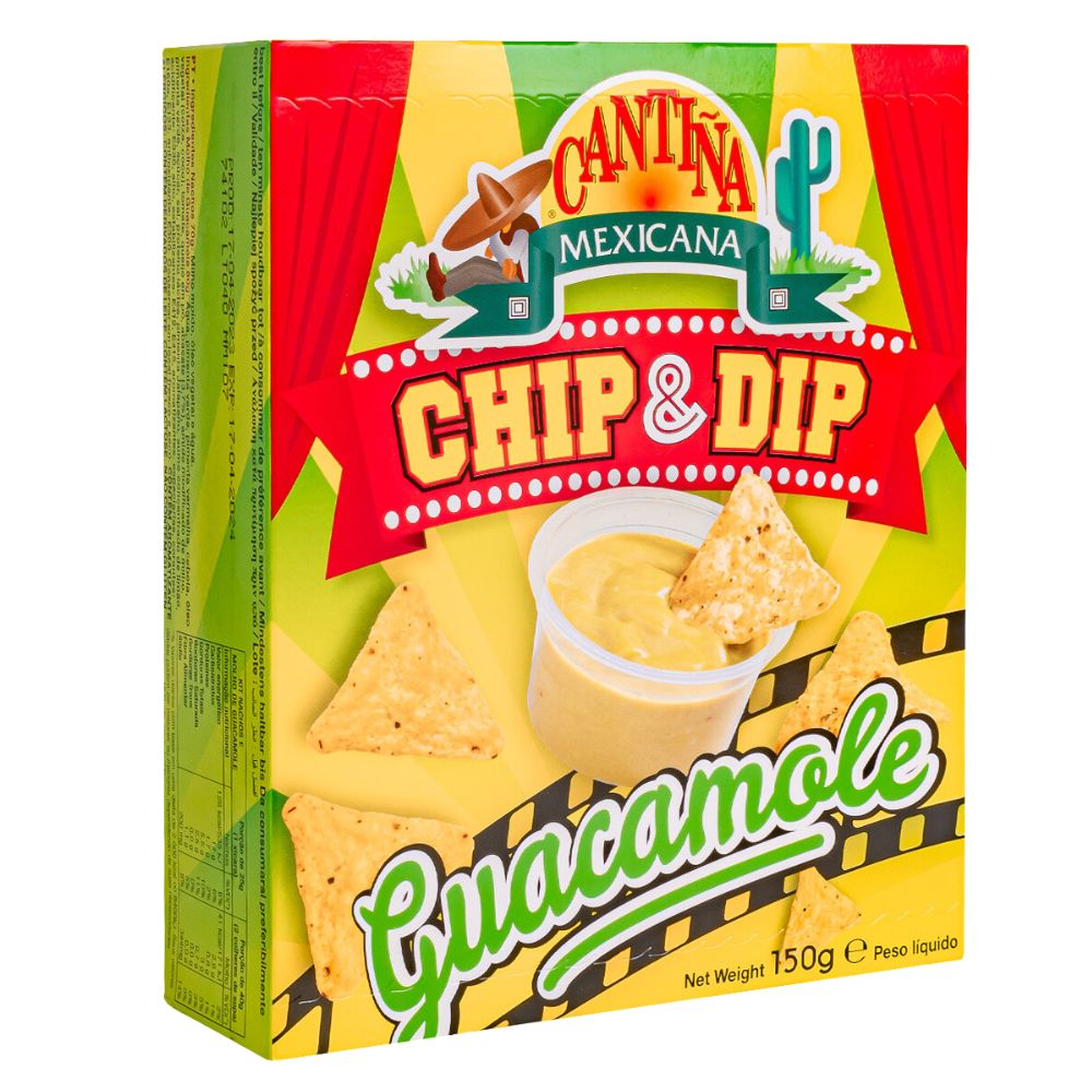 Cantina Mexicana Chip & Dip Guacamole - nachos avec sauce guacamole de ...