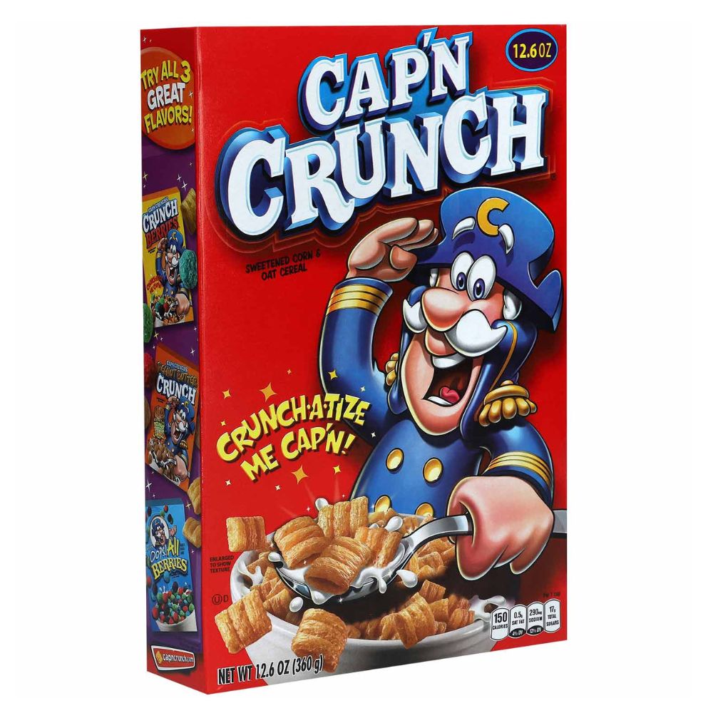 Cap'n Crunch Original - céréales de maïs et d'avoine de 398g – American ...