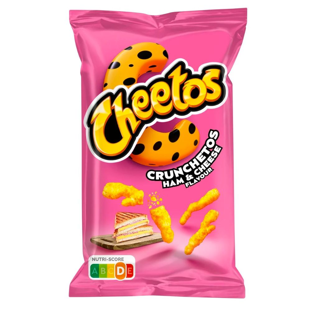Cheetos Crunchetos Jambon & Fromage - chips au goût de fromage et ...