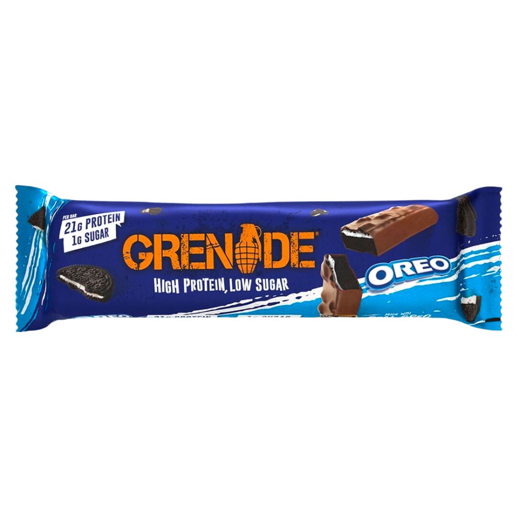 Grenade Oreo Chocolate - barre protéinée au chocolat et Oreo de 60g ...
