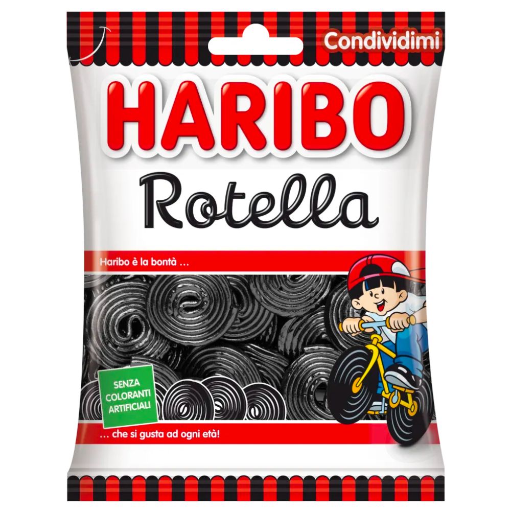 Haribo Rotella - bonbons gélifiés à la réglisse de 100g – American Uncle