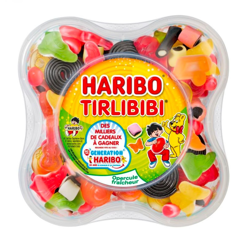 Haribo Tirlibibi - bonbons gélifiés assortis de 750g – American Uncle