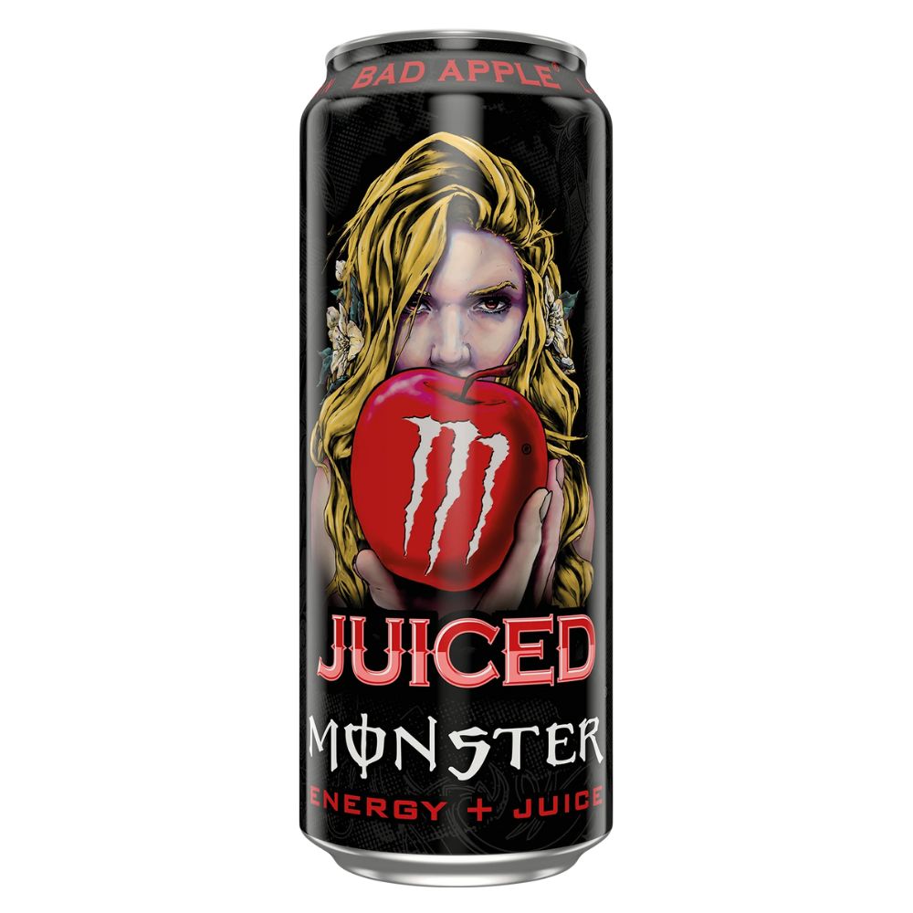 Juiced Monster Bad Apple - boisson énergisante au goût de pomme de ...