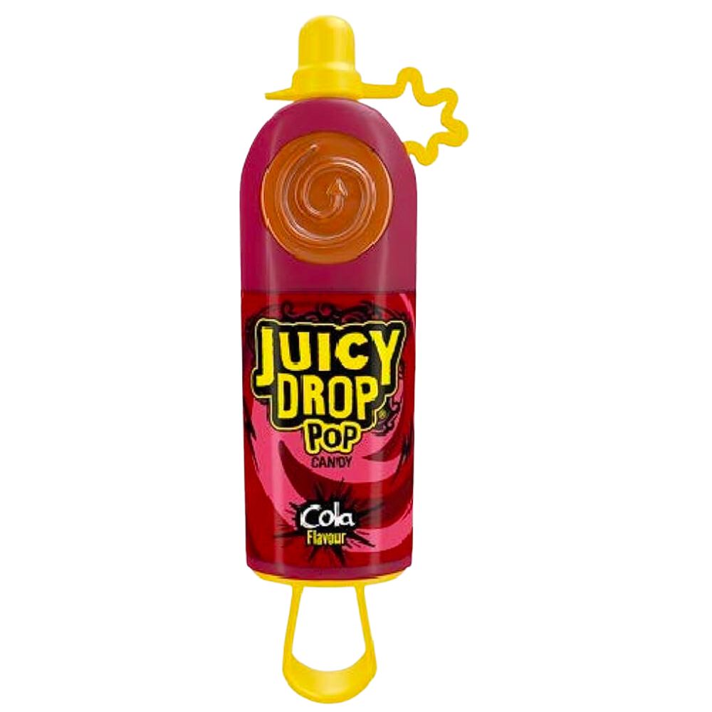 Juicy Drop Pop Cola - sucette avec bonbon liquide au goût de cola de ...