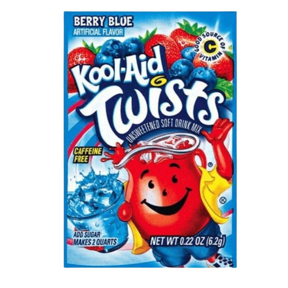 Kool Aid Twists Berry Blue - préparation pour boisson à la myrtille de ...