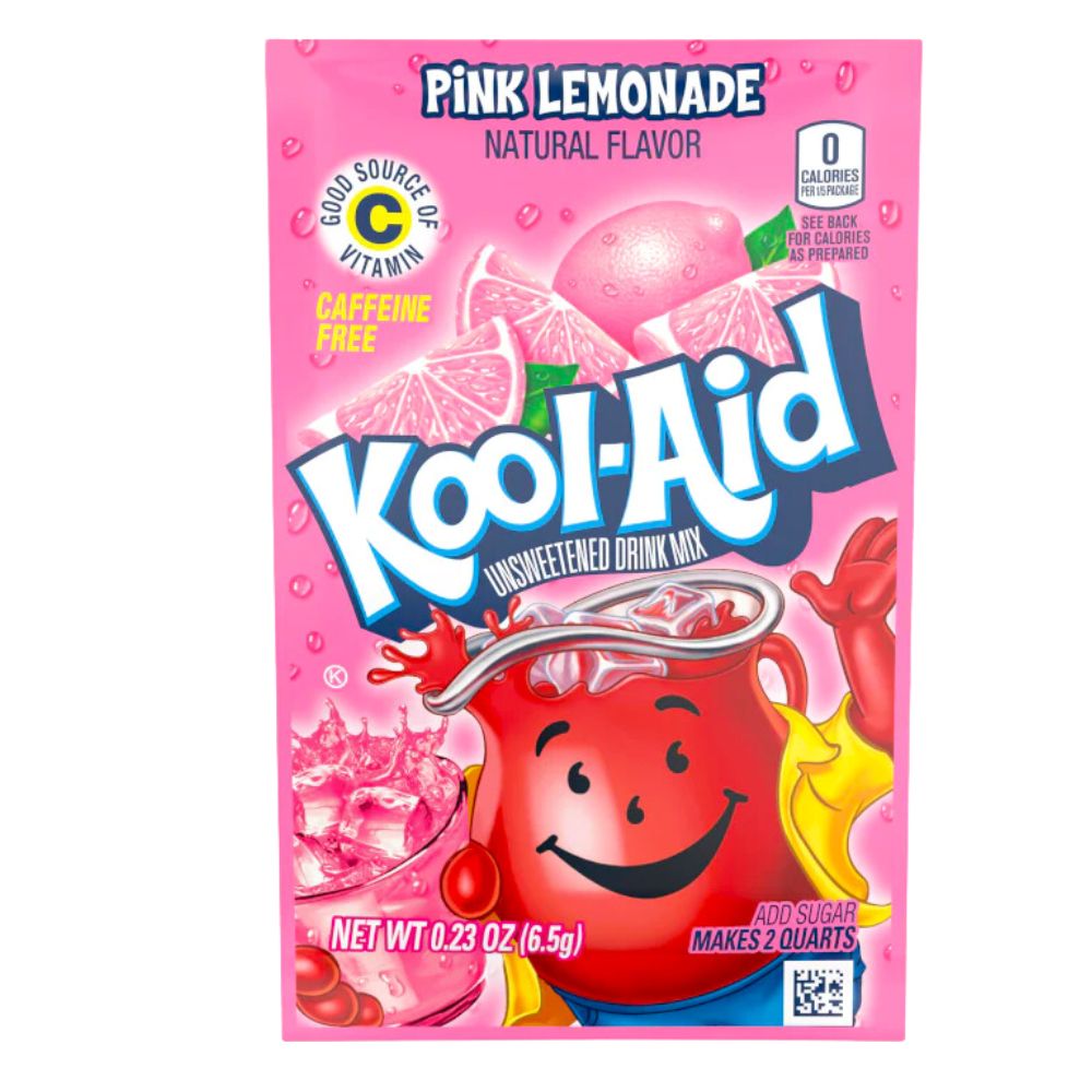 Kool Aid Pink Lemonade - préparation pour boissons à la limonade rose ...