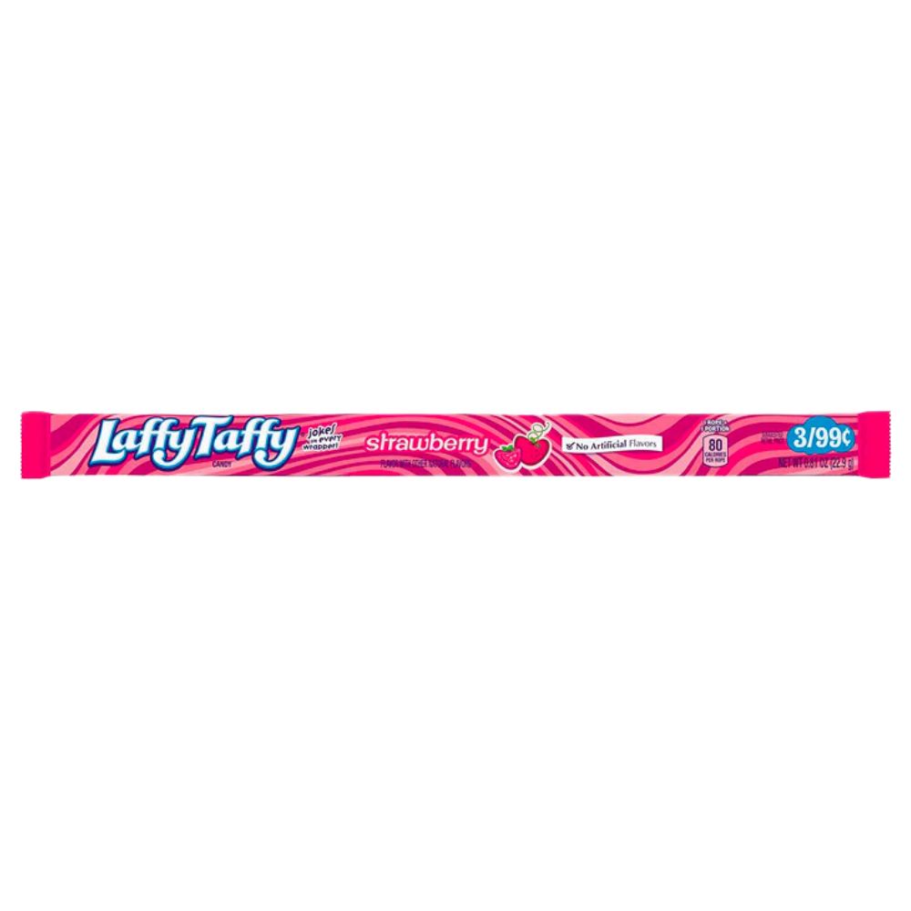 Laffy Taffy Fraise - bonbon gommeux à la fraise de 23g – American Uncle
