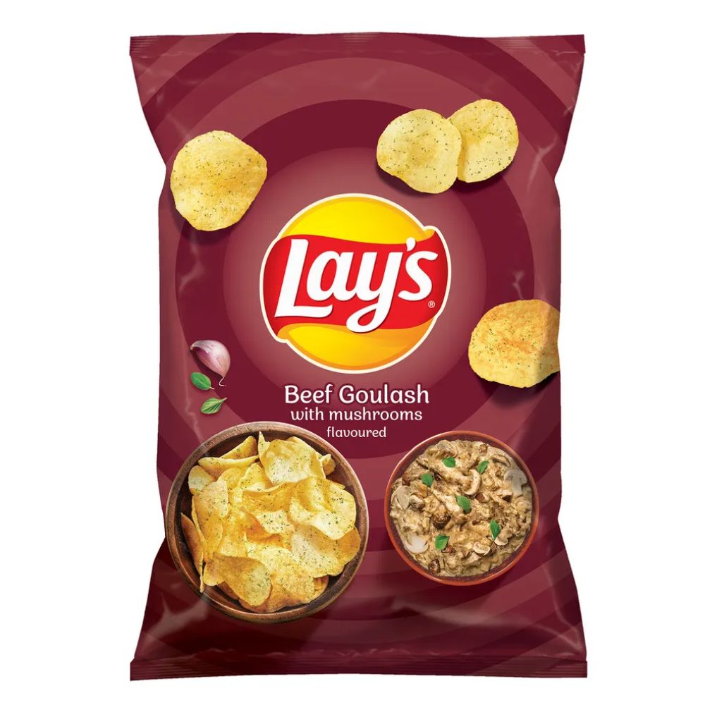 Lay's Beef Goulash With Mushrooms - chips au goût de velouté de ...
