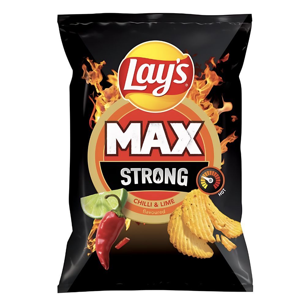 Lay's Strong Chilli&Lime Flavour - chips épicées au goût de lime de ...