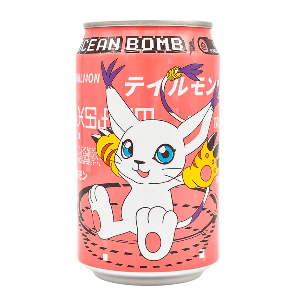 Ocean Bomb Digimon Tailmon - boisson au goût de grenade de 330ml ...