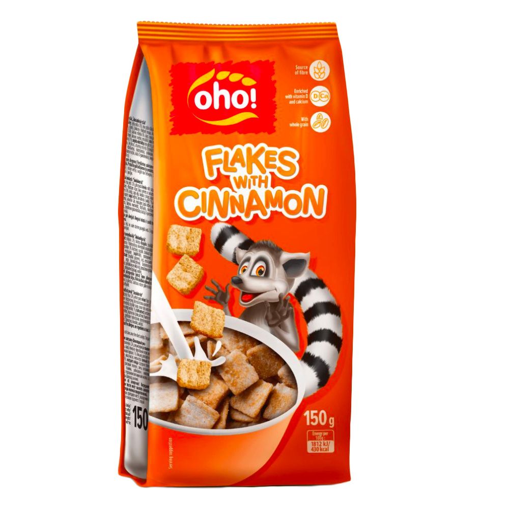 Oho Flakes Cinnamon - céréales à la cannelle de 150g – American Uncle