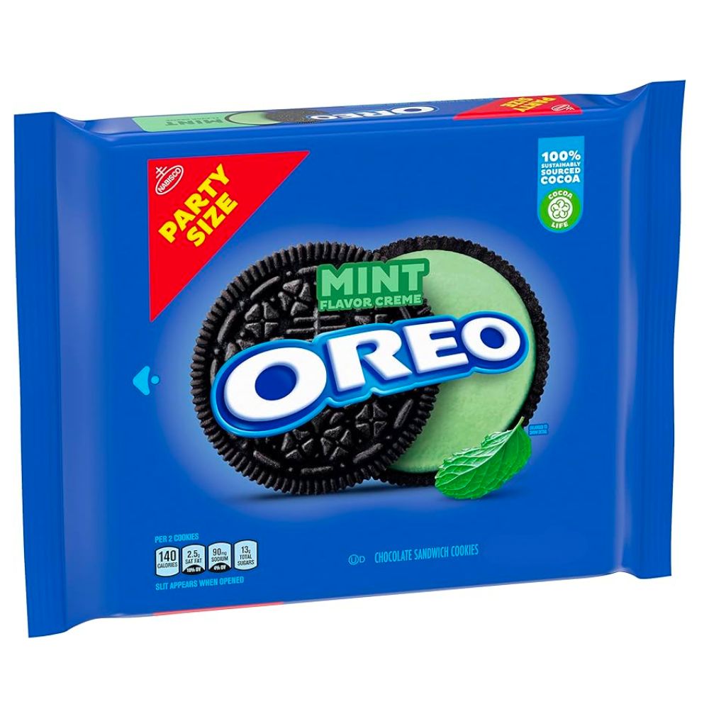 Oreo Mint - biscuits au cacao avec crème à la menthe de 530g – American ...