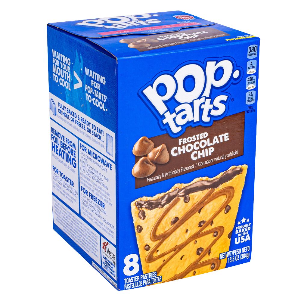 Pop Tarts Frosted Chocolate Chip - biscuits fourrés au chocolat de 384g ...
