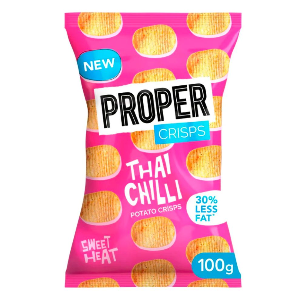 Proper Crisps Thai Chilli - chips épicées de 100g – American Uncle