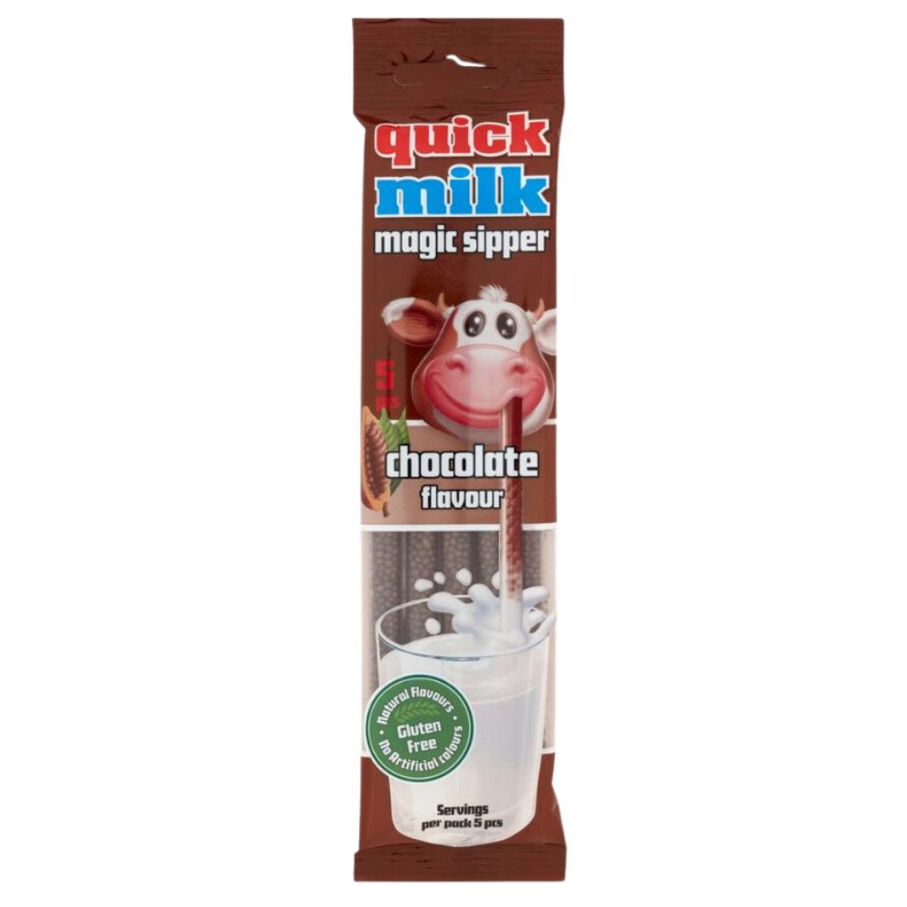 Quick Milk Magic Sipper Saveur Chocolat - pailles avec bonbons au ...