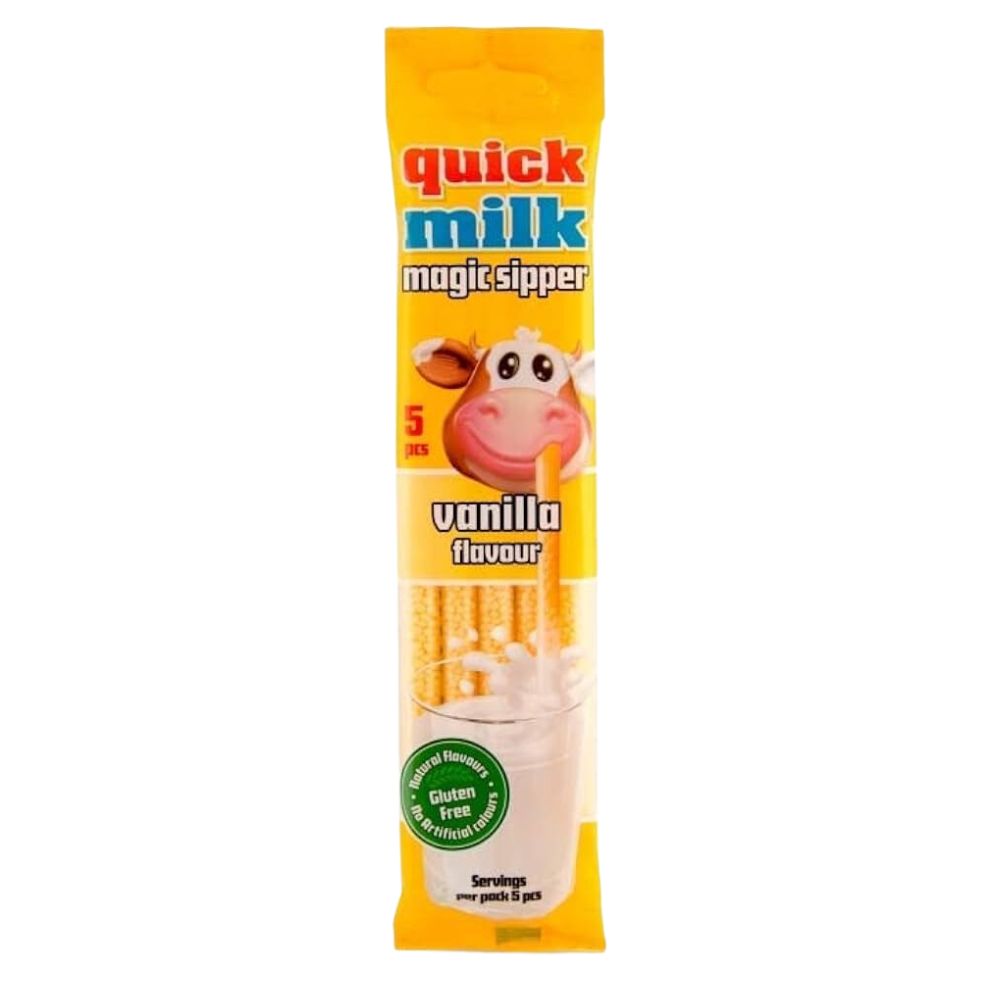Quick Milk Magic Sipper Vanilla - pailles avec bonbons au goût de ...