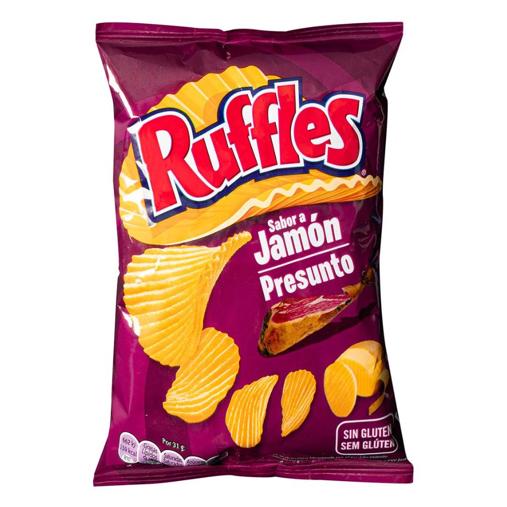 Ruffles Jamon - chips au goût de jambon espagnol de 31g – American Uncle