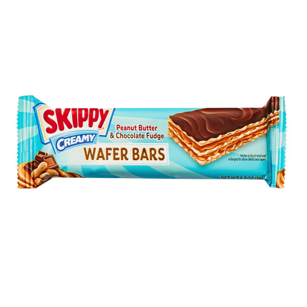 Skippy Creamy Peanut & Chocolate - gaufrette au beurre de cacahuète et ...