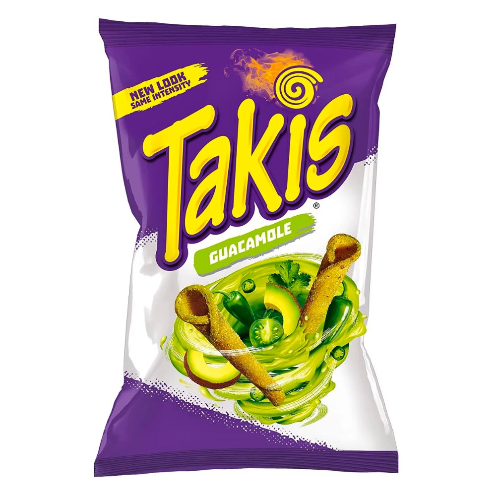 Takis Guacamole - boucles de tortillas épicées saveur guacamole de 92g ...