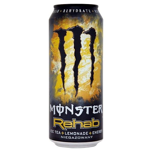 Monster Rehab Ice Tea Lemonade - boisson énergisante au citron de 355 ...