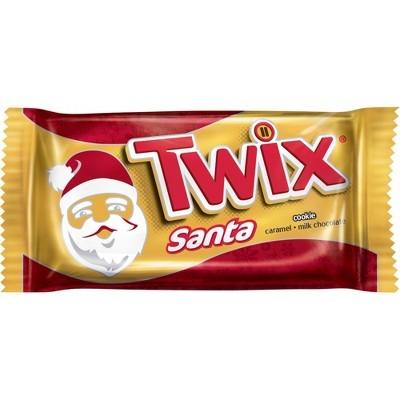 Twix Santa - mini barrette de chocolat au lait en forme de Père Noël de ...