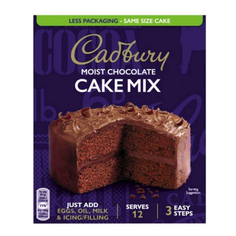 Cadbury Moist Chocolate Cake Mix - préparation pour gâteau au chocolat ...