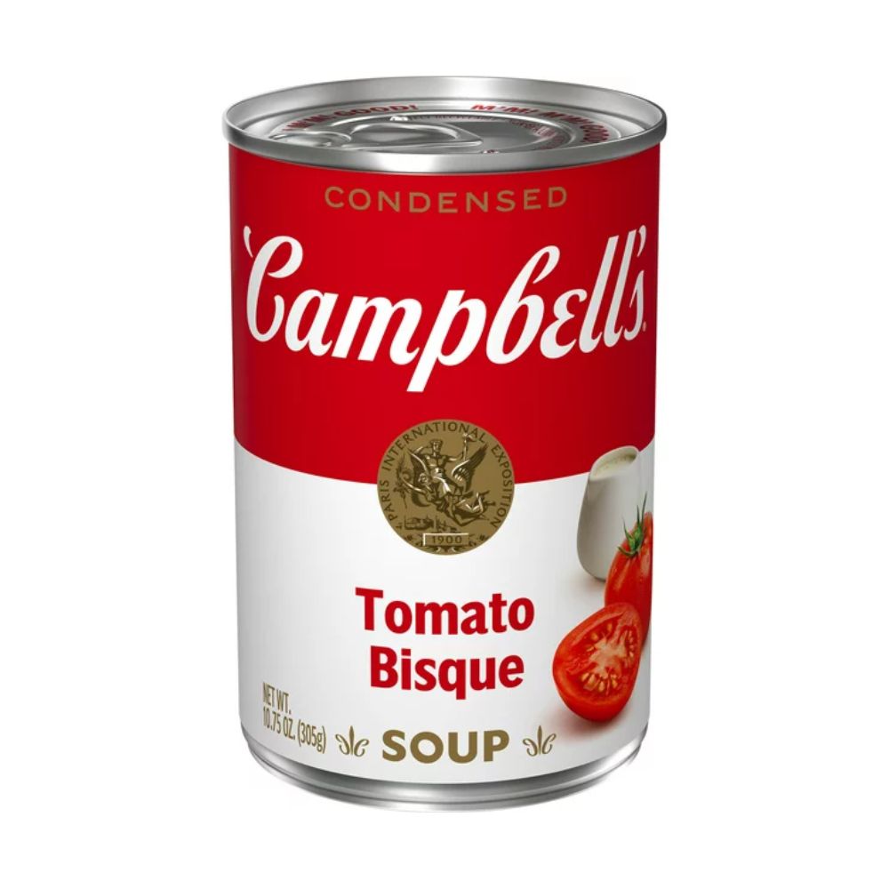 Bisque de Tomate Campbell - préparation pour soupe à la tomate de 305g ...