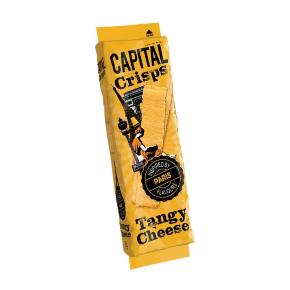 Capital Crisps Paris Tangy Cheese - chips au fromage piquant de 75g ...