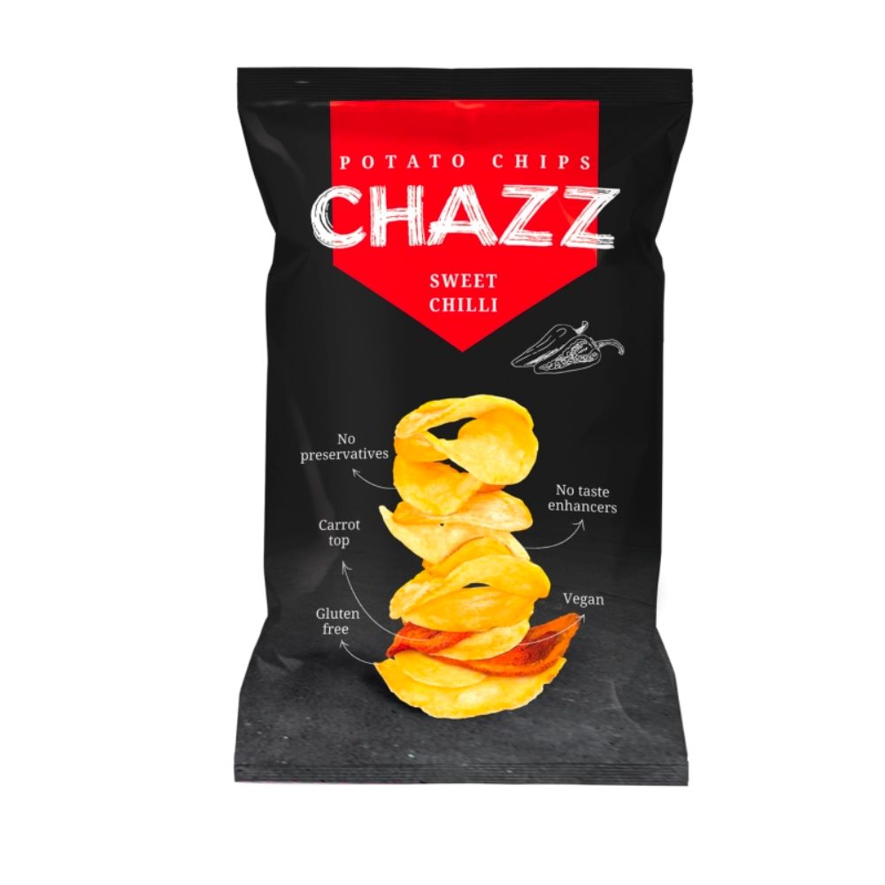 Chazz Kettle Chips Sweet Chilli - chips de pommes de terre au piment ...