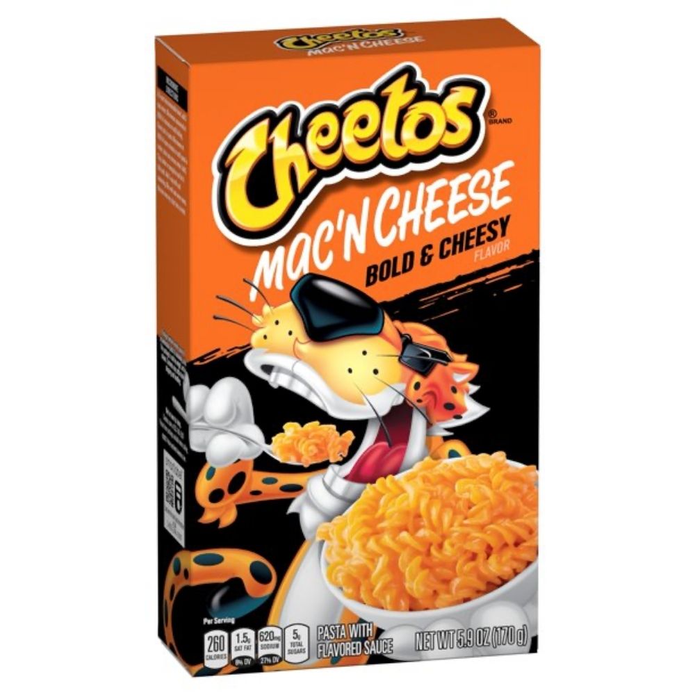 Cheetos Mac'n Cheese Bold & Cheesy Flavor - macaronis au goût de ...