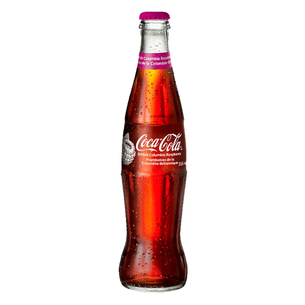 Coca Cola Columbia Raspberry - boisson au goût de framboise de 355ml ...